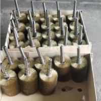 China Wire Roller Winding Metal Wire Brush Roller Stainless Steel Wire Copper Plated Wire for sale