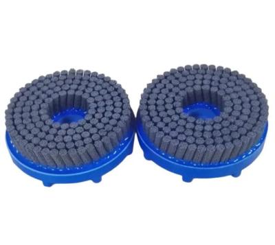 China Durable Nylon Bristle 150mm Silicon Carbide CNC Deburring Brush Tool For Cylinder for sale