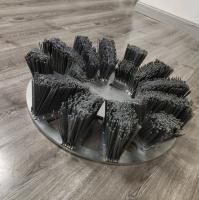 China Dia 400/456/478/560 Mm Abrasive Nylon Disc Brush For Car Wheel Deburing Hub Polishing for sale