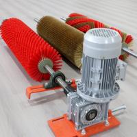 China Conveyor Belt Cleaning Nylon Brush Belt Cleaner for Dry Material for sale