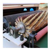China Sanding System Tampico Fiber Sisal Polishing Roller Brush for Wood Polishing for sale