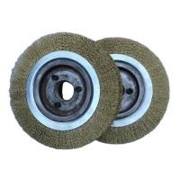 China 250 * 60 * 45mm Irregular Steel Wire Wheel Cover Plate , Thickness 20mm , Polishing Wheel With 3 Holes for sale