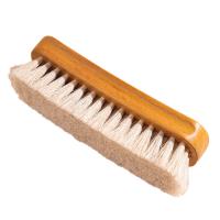 China Shoe Cleaner 100% Natural Wooden Horsehair Shine Shoe Brush Clothing Brush for sale