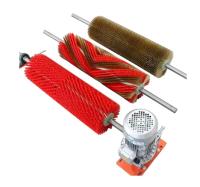 China Industrial Mining Machine Cleaning Brush Roller for Dust & Mud Removal for sale
