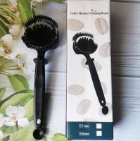 China 51/58mm Coffee Machine Head Cleaning Brush Circular Coffee Brush Long Handle Brewing Heads Cleaning Brush Kitchen Cleaning Tools for sale