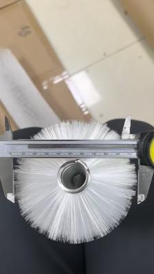 China Industrial Round Nylon Spiral Brush for Capsule Grinding or Polishing Rotating Purpose Roller Brushes Roll for sale