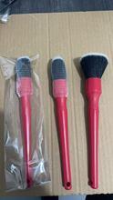 China Dual-Purpose Home and Car 5-Piece Multi-Function Air Outlet Interior Gap Brush Small Plastic Brush Details for sale