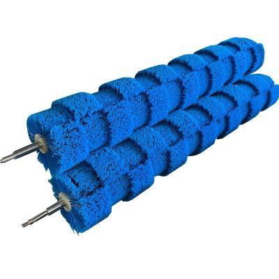 China Automatic Computer Car Washer Wheel Hub Brush Roller with High/Low Fur Brush Stainless Steel for sale