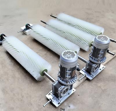 China 1600mm Wide Belt Cleaner with Electric Brush Roller for Cement, Coal, and Sand Factory Conveyor Belts for sale