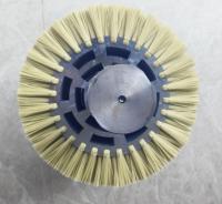China Sliced Steel Wire Brush Diamond Sand Polishing Brush Roller for sale