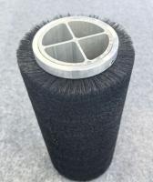 China Stainless Steel Shaft Winding Brush Roller Cleaning Glass Cleaning Machine Accessories for sale