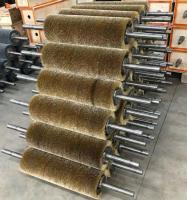 China Mechanical Polishing Roller Brush Rust Removal Polishing Winding Type for sale