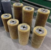 China Mechanical Polishing Roller Brush Rust Removal Polishing Winding Type for sale