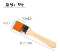 China Multi Purpose Nylon Bristle Brush, Paint Brush, Painting Brush, Wooden Handle Brush for sale