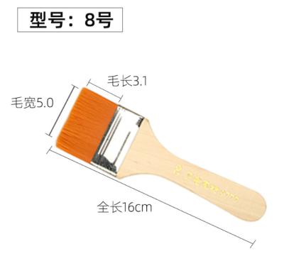 China Multi Purpose Nylon Bristle Brush, Paint Brush, Painting Brush, Wooden Handle Brush for sale