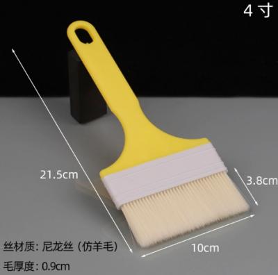China Non Shedding Wool Imitation Brush, Soft Wool Brush, Paint Coating Brush, Plastic Handle for sale