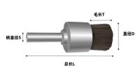 China Silicon Carbide Small Brush; (800 Mesh) 4mm Diameter Silicon Carbide Step Bar, Silicon Carbide Alumina Polishing Brush For Cleaning And Deburring for sale