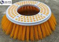 China Poly Elgin Side Broom Road Sweeping Brush Industria Colorful Road Sweeper Brush Round Plastic Broom Base Thickness 20mm for sale