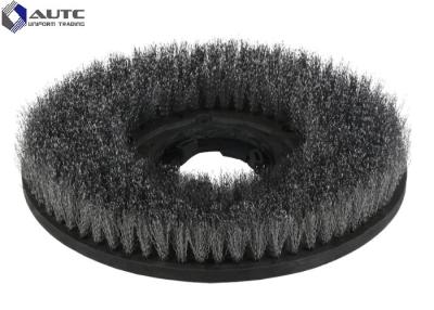 China Malish Rotating Scrub Brush Stainless Steel Wire Floor Carpet Scrubber Dryer Machine for sale