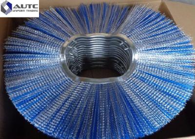 China Mixed Large Industrial Sweeping Brushes Crimpled Steel Wire OEM Accepted for sale