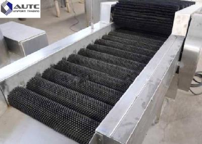 China Nylon PP Cylindrical Roller Brush Electric Conveyor Customized Color Soft Bristle for sale