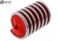 China Inner Coil Industrial Wire Brush , Spiral Nylon Brush Metal Rods Black White for sale