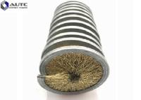 China Rotary Coil Brush Industrial Plating Copper Wire Steel Wire Inside Disk Spiral Coil Brushes for sale