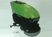 China Hands Push Type Warehouse Floor Sweeper Scrubber Double Brush 400w Power for sale