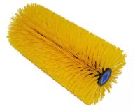 China Flexible Adjustable Outer Diameter 400mm PET Wire Roller Road Sweeper Brush for sale