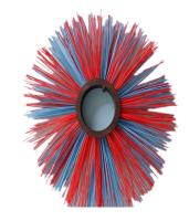 China 178mm PP Fiber Airport Industrial  Road Sweeper Brushes for sale