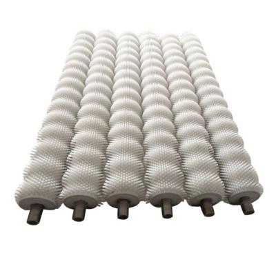 China Dust Remove SS304 Potato Peeling Cylindrical Roller Brush for sale