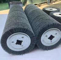 China Corrosion Removal Galvanized 15mm Bristle Industrial round nylon  brushes for sale
