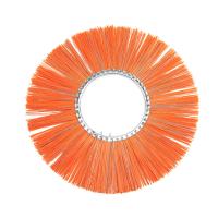 China Poly Steel 8mm Pin Flat Recycled  Road Sweeping Machine Brushes for sale