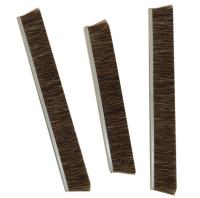 China Airflow Sealing Aluminum Horse Hair Metal Channel Strip Brushes for sale