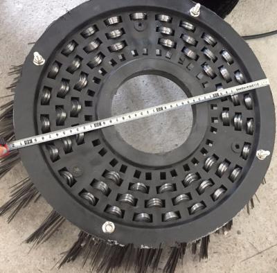 China Steel Wire Gutter Broom Side Broom for sale