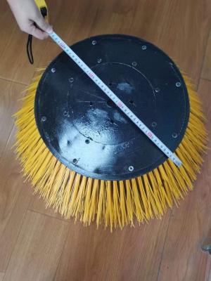 China ID55 OD400mm PP Disc Plate Road Sweeper Side Broom bending resistance for sale