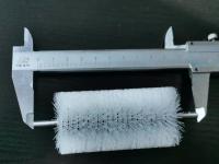 China 10mm Diameter Stainless Steel Shaft Nylon Roller Brush for sale