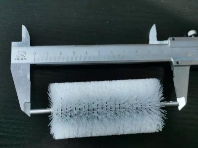 China 10mm Diameter Stainless Steel Shaft Nylon Roller Brush for sale