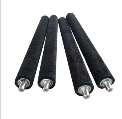 China Stainless Steel Shaft Cleaning Roller Wire Brush for sale