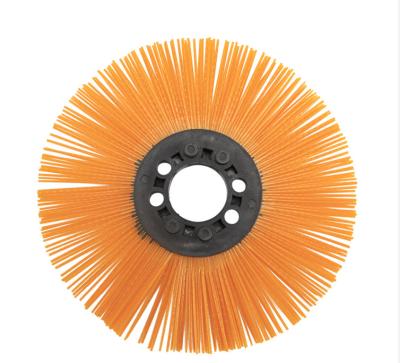 China Disk Nylon Sweeper Street Wafer Flexible Road Brush for sale