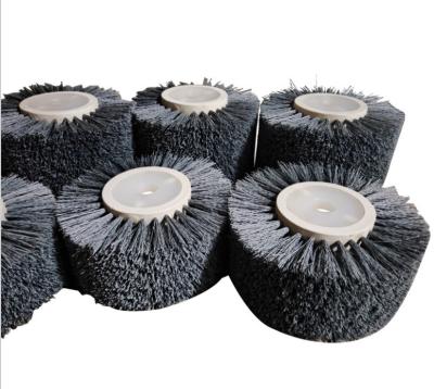 China DuPont Wire Brush Roller For Derusting Polishing Copper Plated for sale