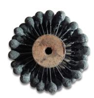 China Soft Grinding Stone Ball Head Brush Wood Core  For Cylinder Polishing And Deburring for sale