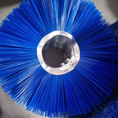 China Poly Wafer Brush Segments Road Street Sweeping Brush for sale