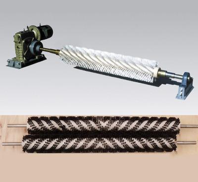 China Mine Unpowered Brush Conveyor Brush Cleaner for sale