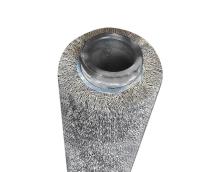China Stainless Steel Wire  Brush Roller Industrial Derusting Roller Galvanized Winding Brush Roller for sale