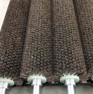 China Mechanical Implantable Brush Roller ，Dust Removal Cleaning Polishing Brush Roller for sale