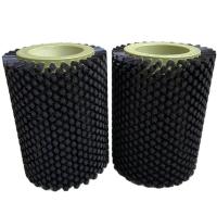 China 200mm Length Small Nylon Hollow Cylindrical Roller Brush Cleaning Wheel for sale