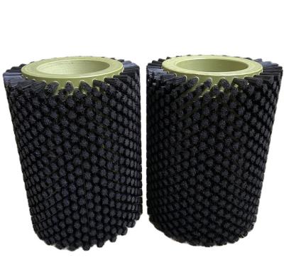 China 200mm Length Small Nylon Hollow Cylindrical Roller Brush Cleaning Wheel for sale