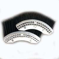 China 660mm Flat Steel Wire Sweeper Gutter Broom For Elgin Tymco for sale