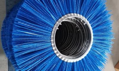 China Inner Diameter 300mm  High Strength Wear Resistant Plastic Wire Brush Flat Steel Ring for sale